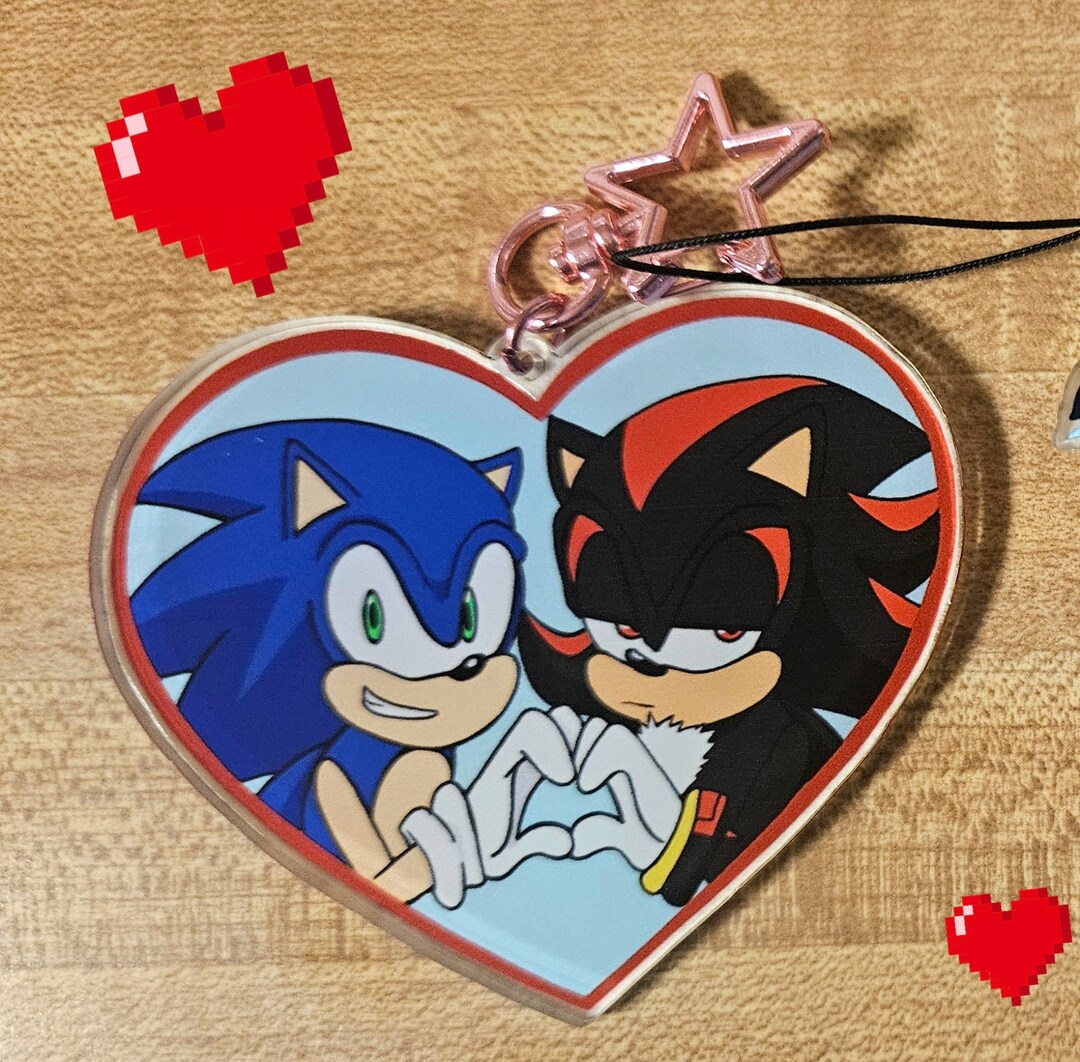 Sonadow Hand Heart Acrylic Charm - Etsy