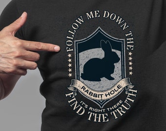 Down the Rabbit Hole T Shirt - Etsy