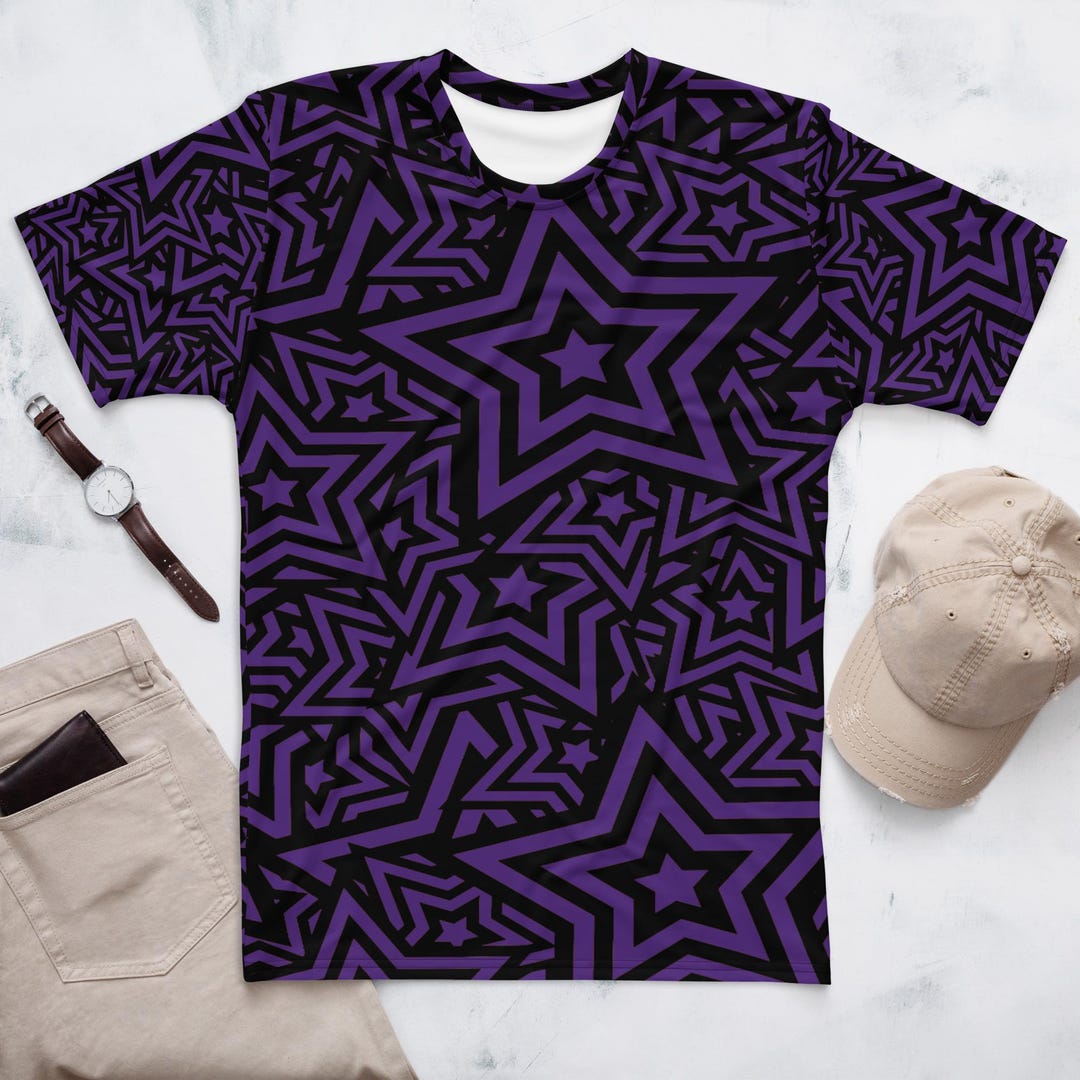 Purple and Black Star Persona Fan T-shirt for Men and Women - Etsy