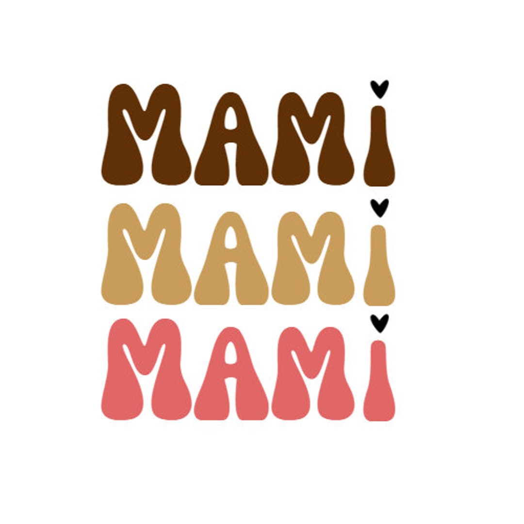 Mami SVG (customizable) - Etsy