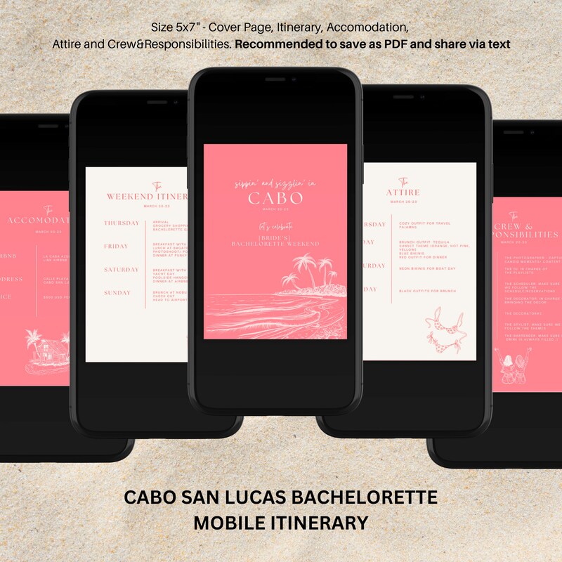 Cabo Bachelorette Invitation - Etsy