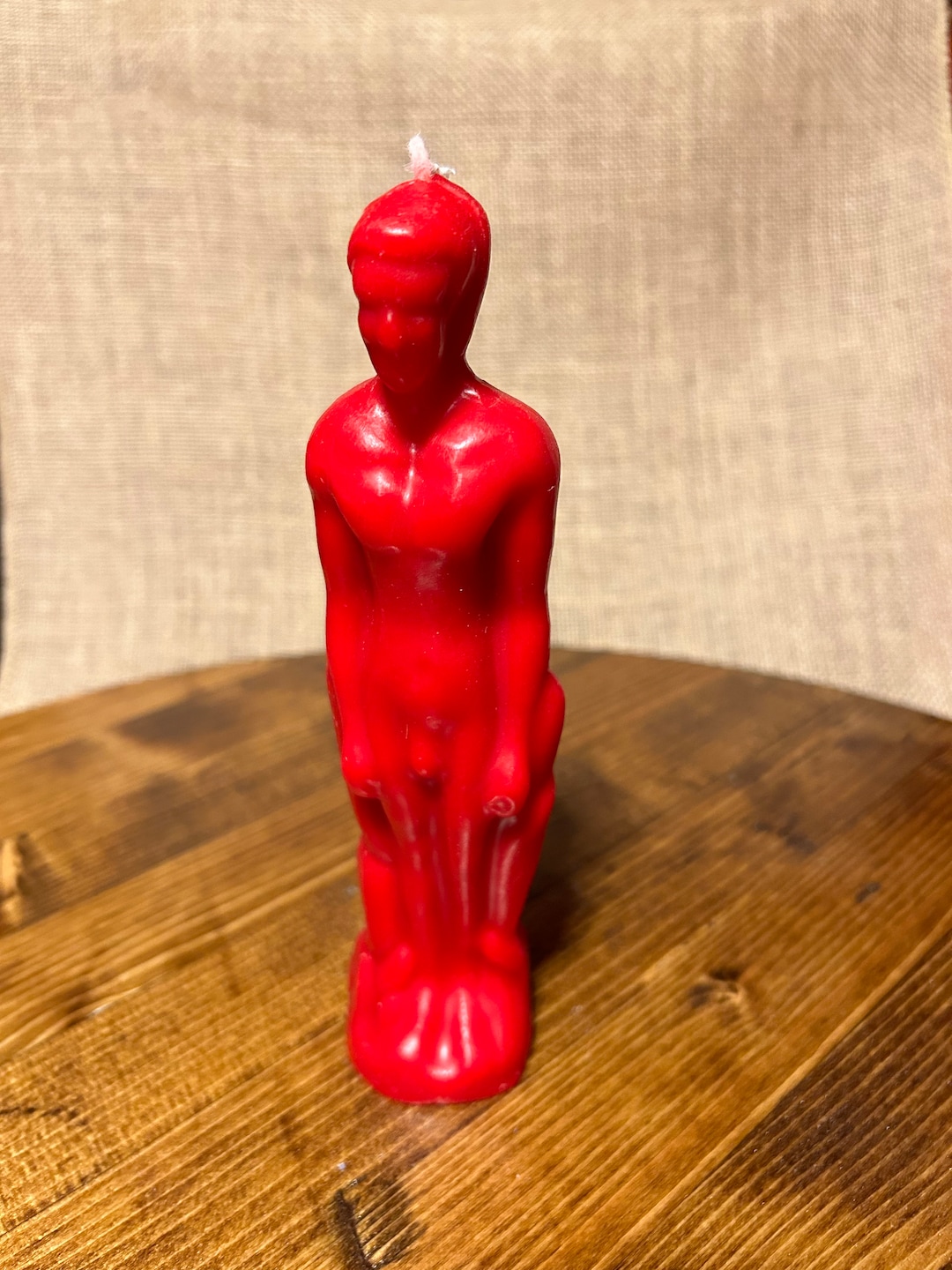 Male Figure Candle, Red Male Candle, Black Male Candle - Etsy