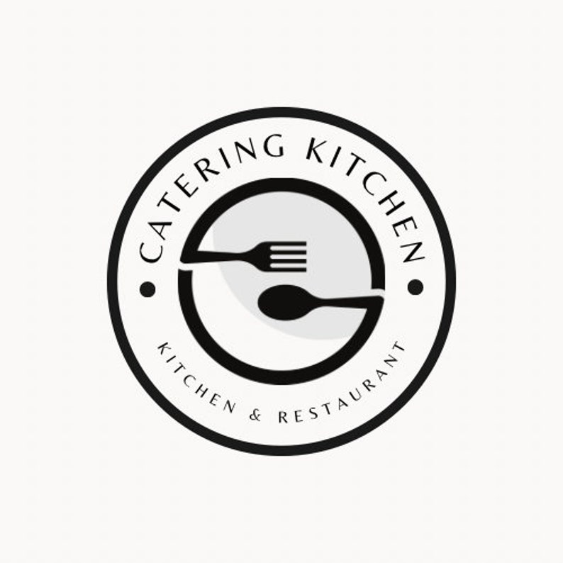 Editable Catering DIY Canva Logo, Premade Chef Business Logo Template ...