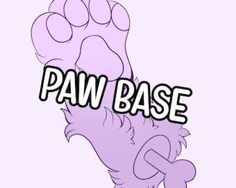 Furry Paw Base - Etsy