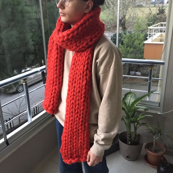 Knit Scarf Handmade - Etsy