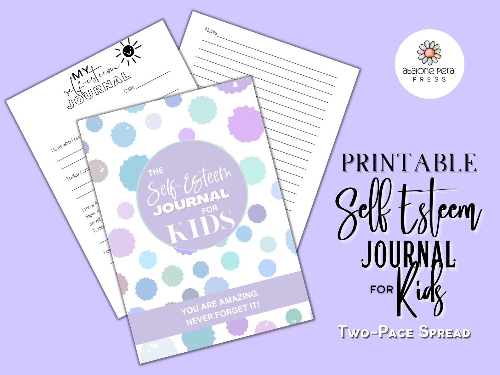 Self-esteem Journal Printable for Kids, Confidence for Teens & Kids ...