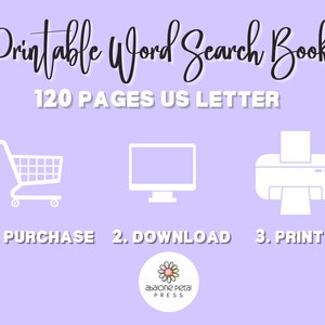 Word Search Printable for Girls 10-12 Kids Wordsearch Kid - Etsy