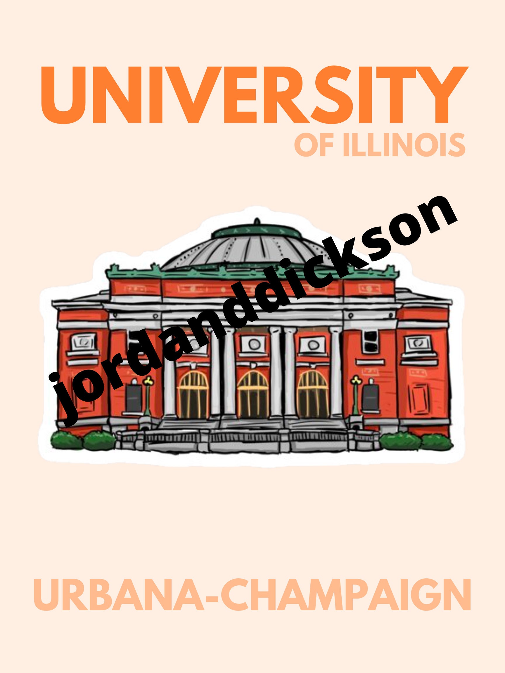 UIUC Foellinger Posters - Etsy