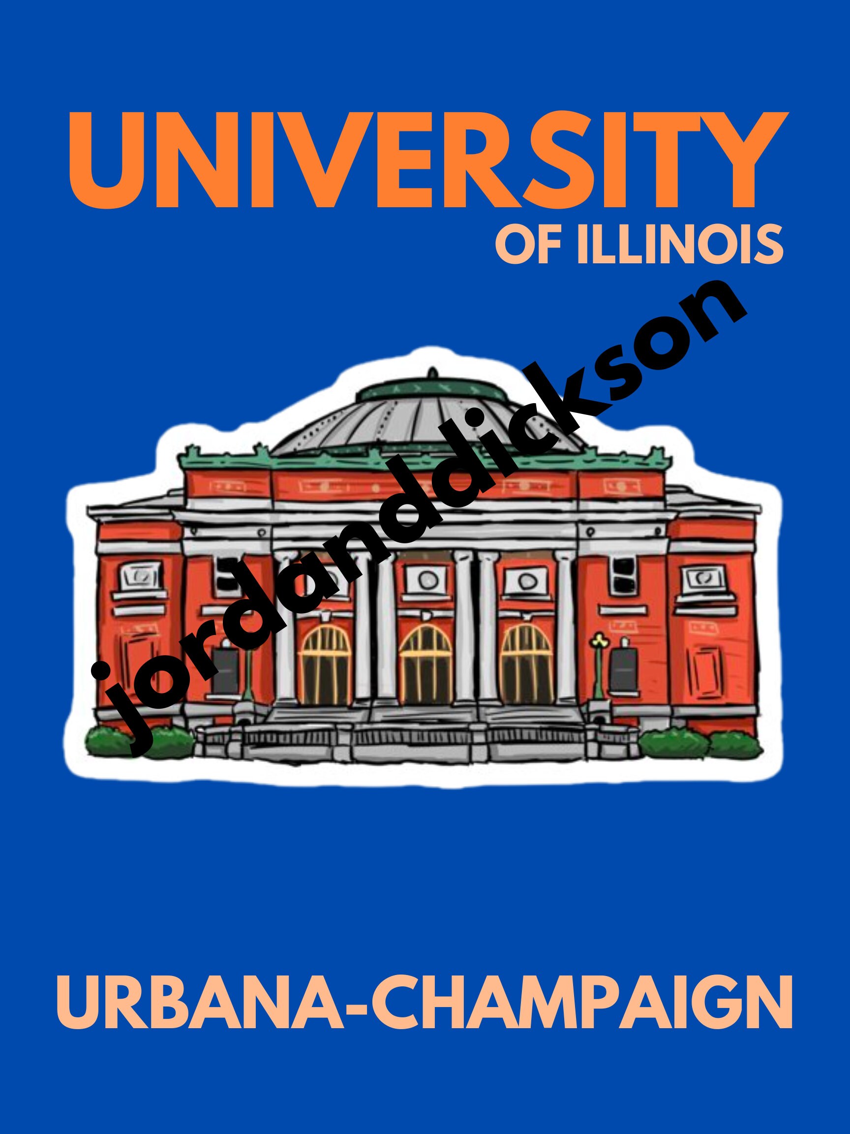 UIUC Foellinger Posters - Etsy