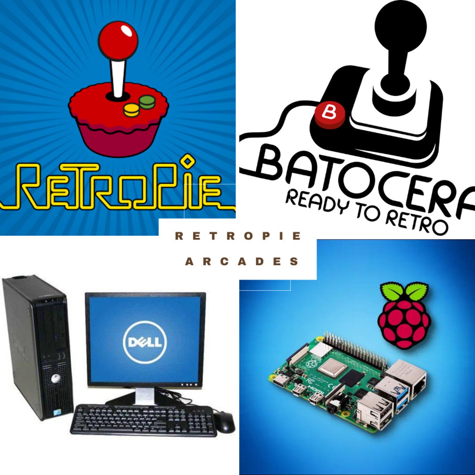 Retropie / Batocera for Raspberry Pi 4 Micro SD Card Image 64gb 128gb ...