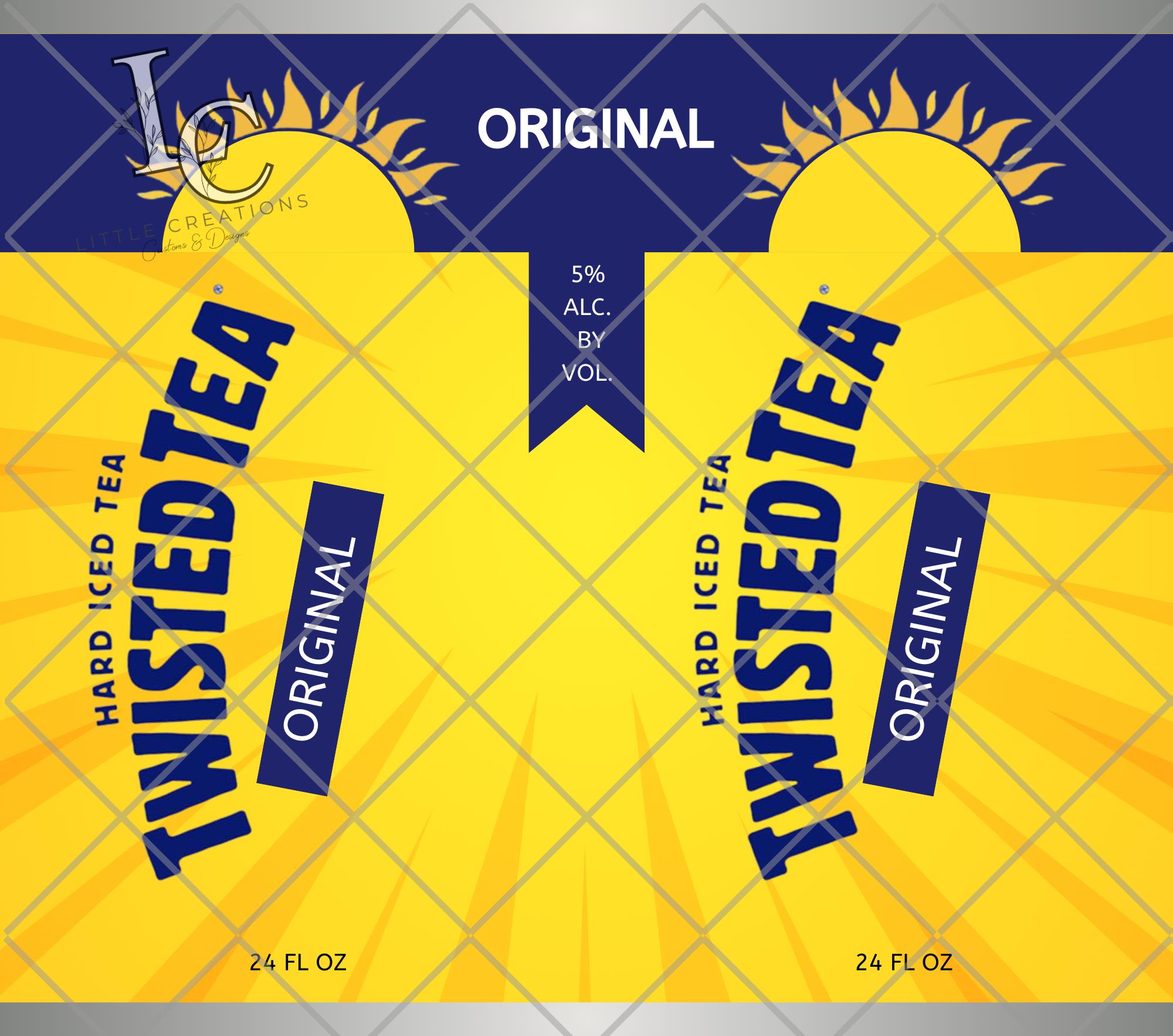 Twisted Tea - Alcohol - 20oz Skinny Tumbler - Sublimation - Etsy