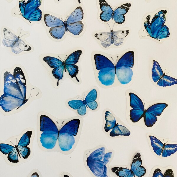 Blue Butterfly - Etsy