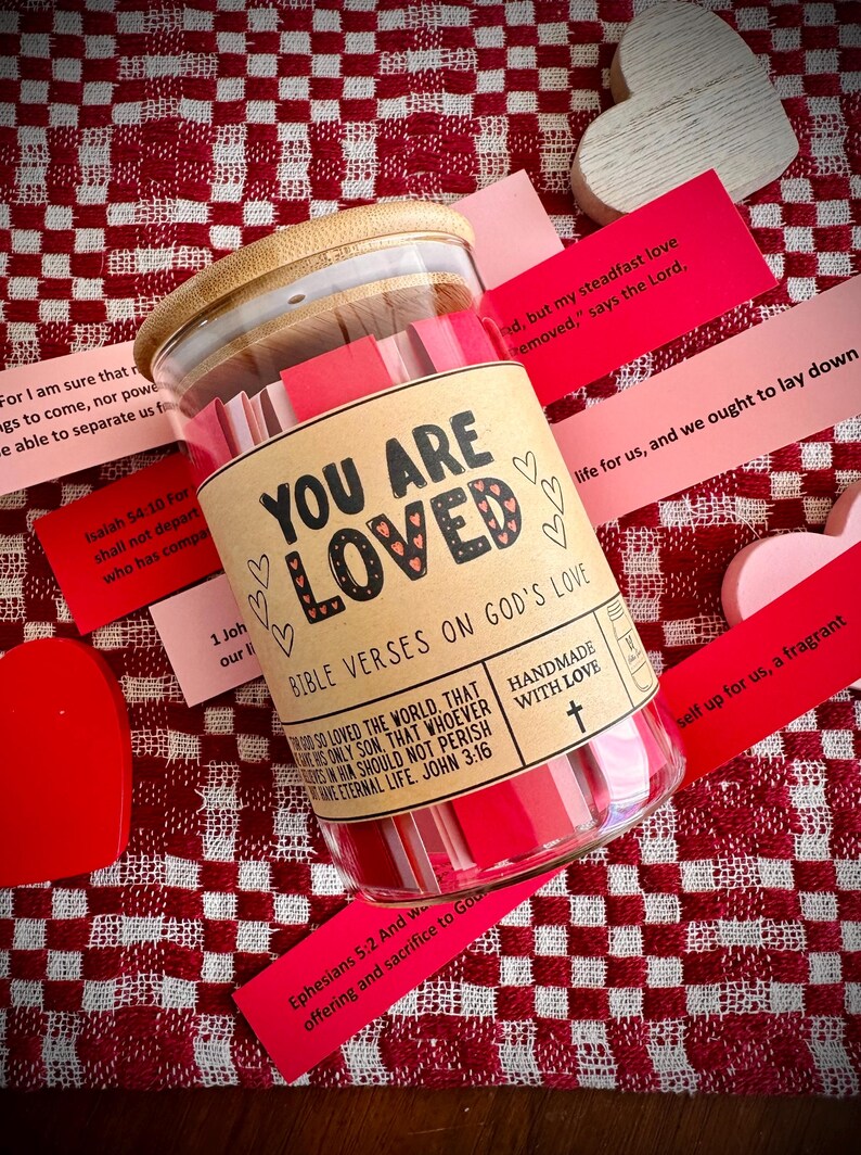 You Are Loved – Valentines Day Bible Verse Jar | Christian ...