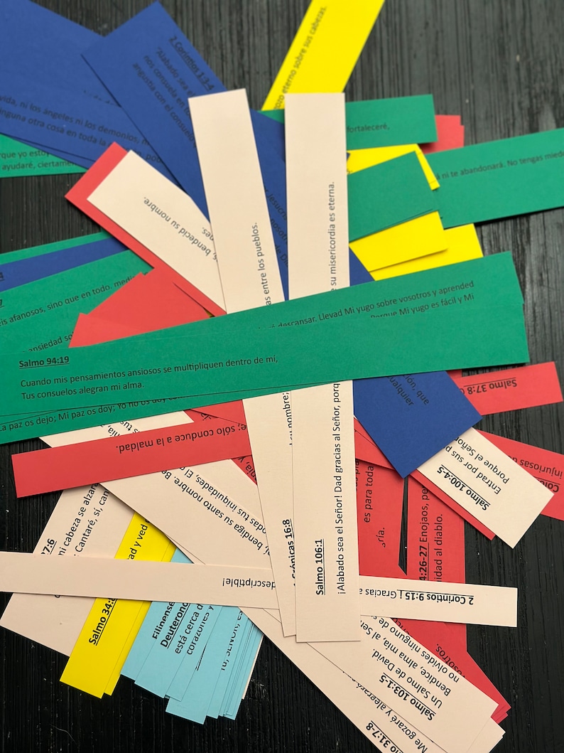Versículos Bíblicos Codificados Por Colores En Español, Tarro De Las ...