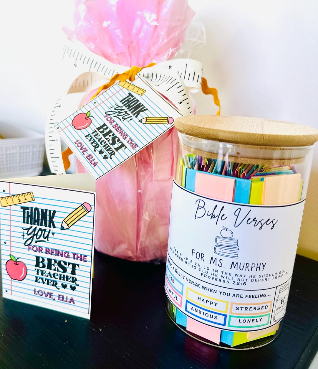 TEACHER Read Me When Jar, Back to School Gift, Teacher Appreciation ...