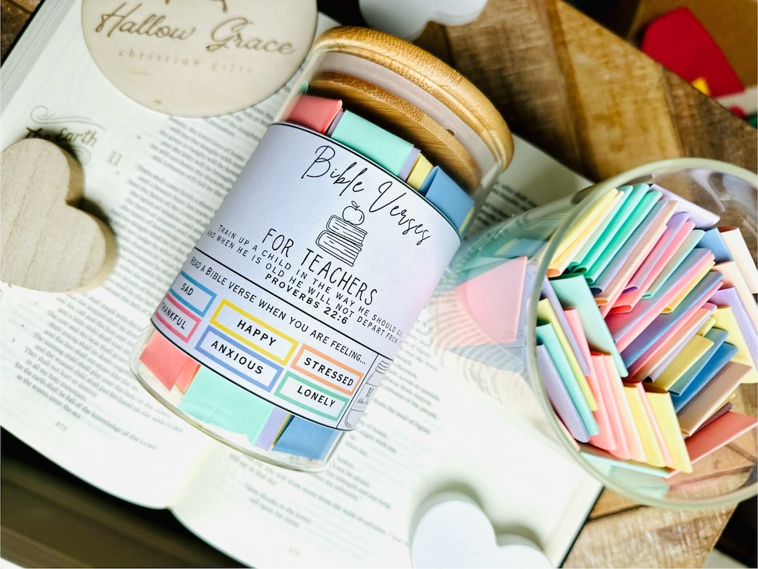 TEACHER Read Me When Jar, Back to School Gift, Teacher Appreciation ...