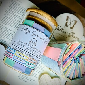 COLLEGE SURVIVAL Gift Jar, Child Moving Away Gift, Motivation for ...