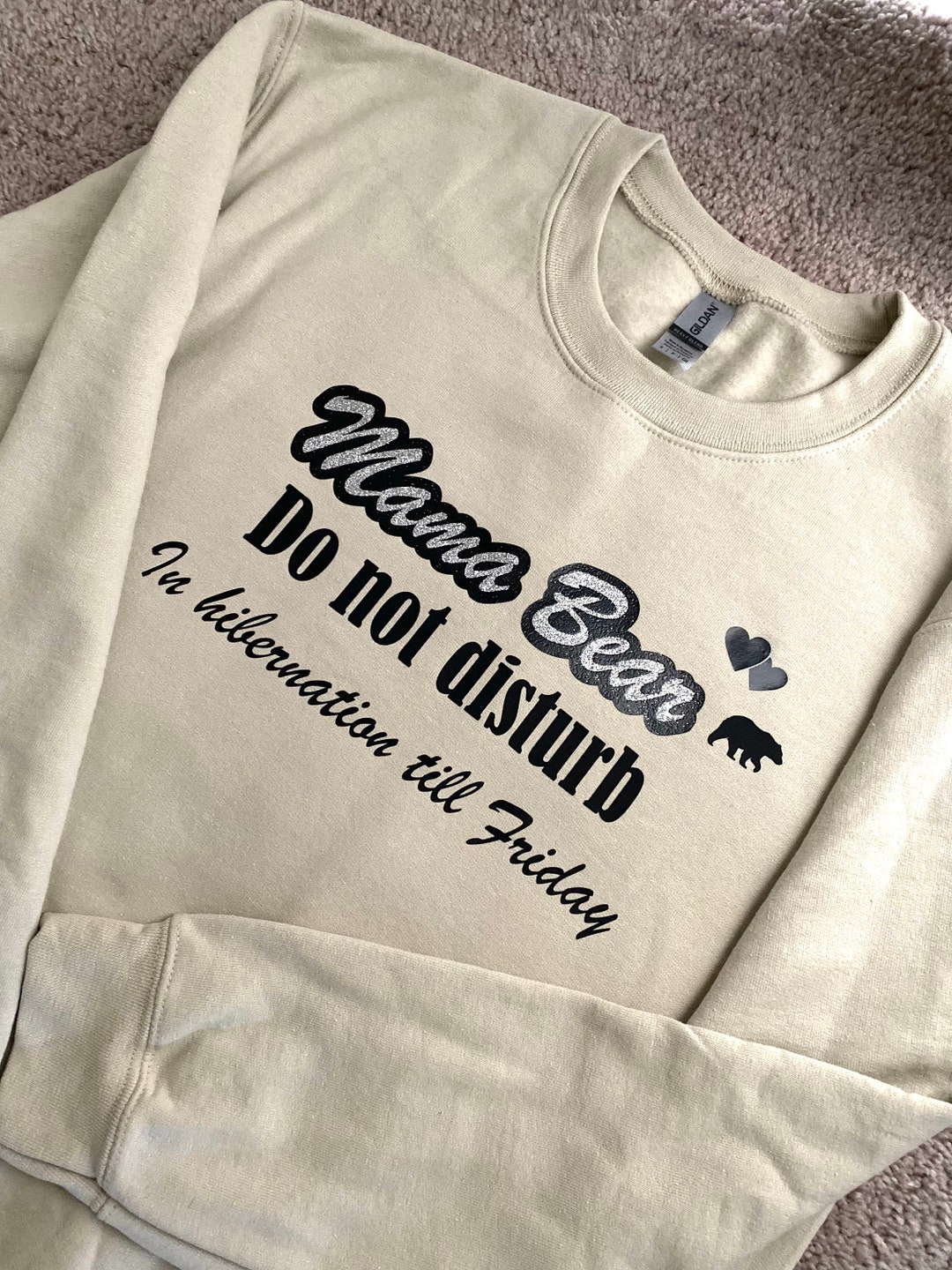 Mama Bear Do Not Disturb in Hibernation Till Friday - Etsy