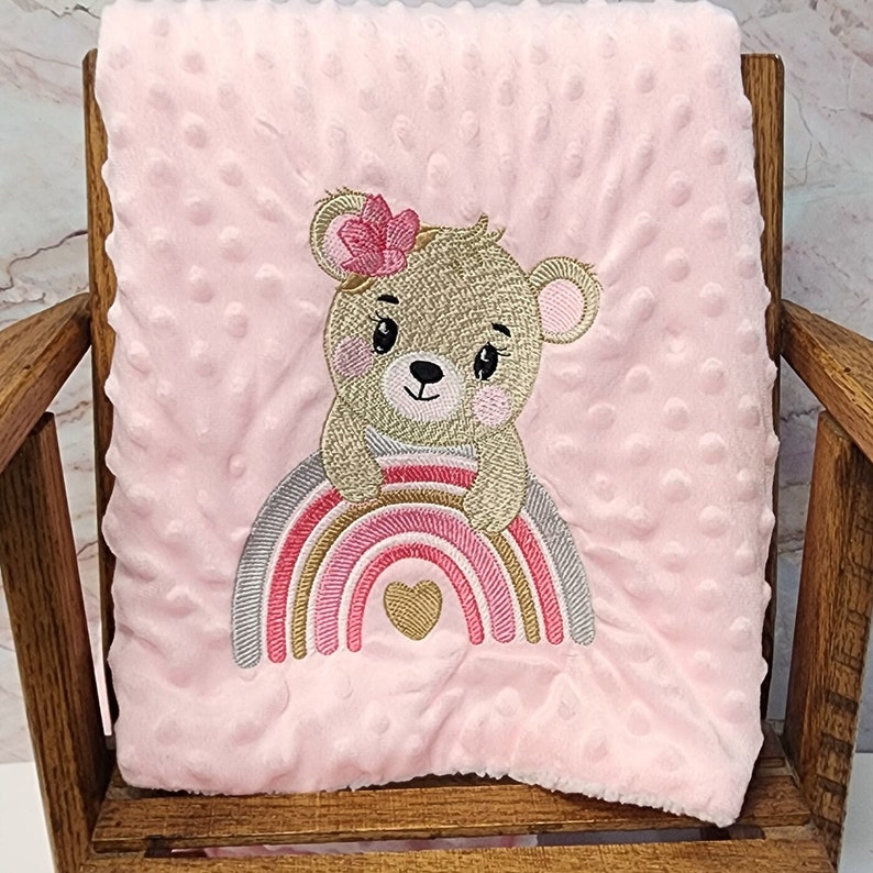 Embroidered Baby Blanket - Etsy