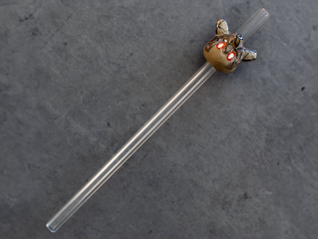 Geo Slime Genshin Impact Inspired Handmade Glass Straw - Etsy