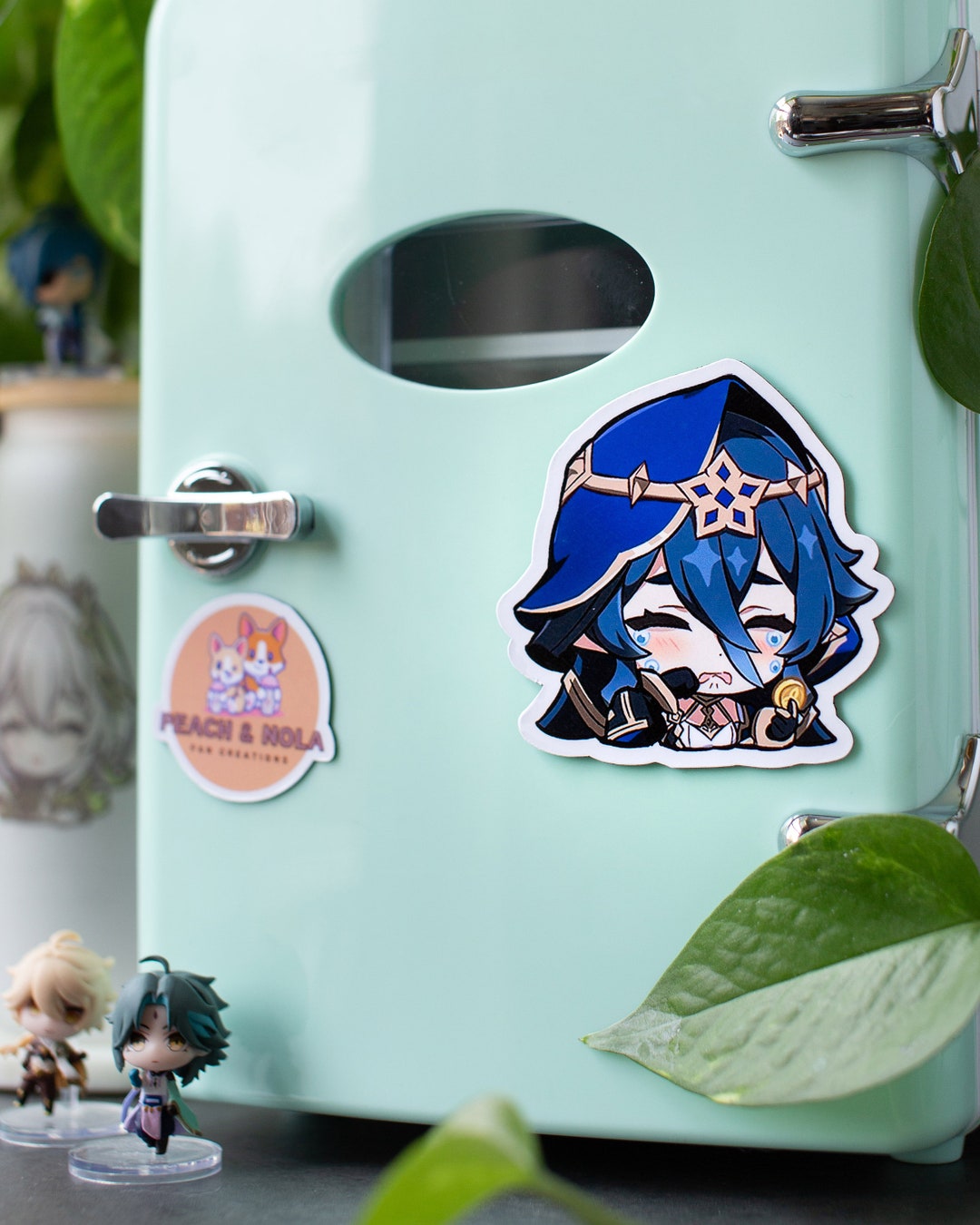 Layla Genshin Impact Cryo Inspired Magnet | Die-cut Magnet | Gifts for ...