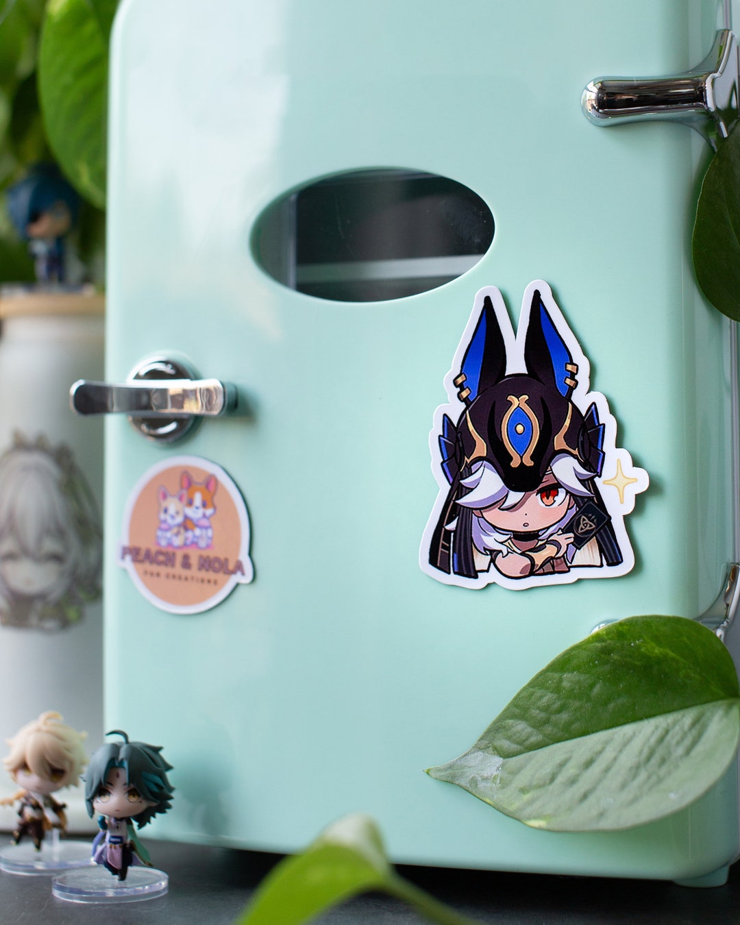 Cyno Genshin Impact Electro Inspired Magnet | Die-cut Magnet | Gifts ...