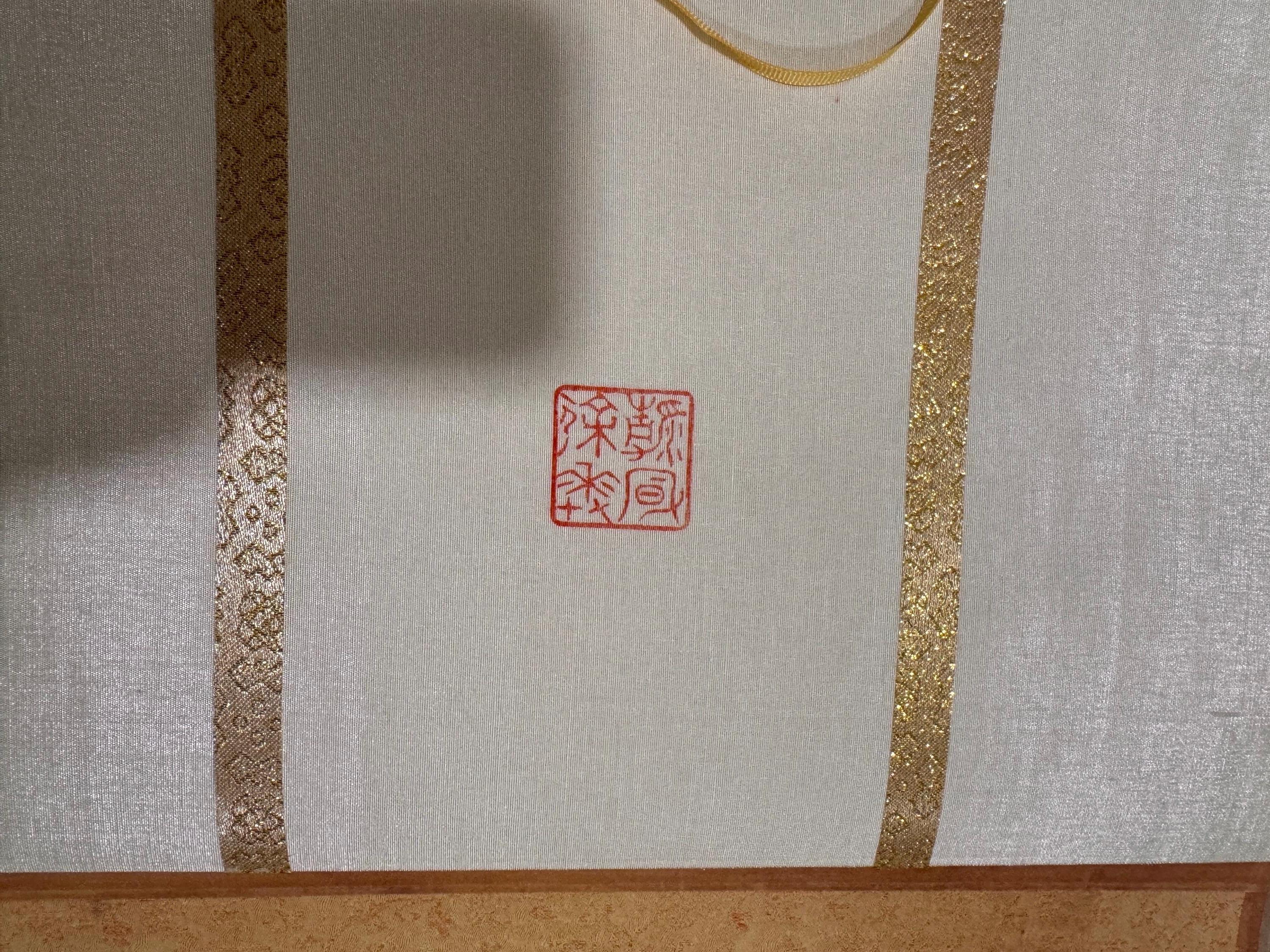 Ancient Style by Li Bai Kai Script Calligraphy Scroll Hand-painted ...