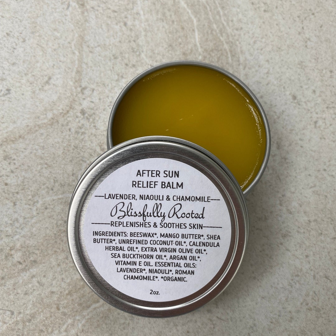 After Sun Balm, Sunburn Relief, Natural Skincare, Lavender, Niaouli ...