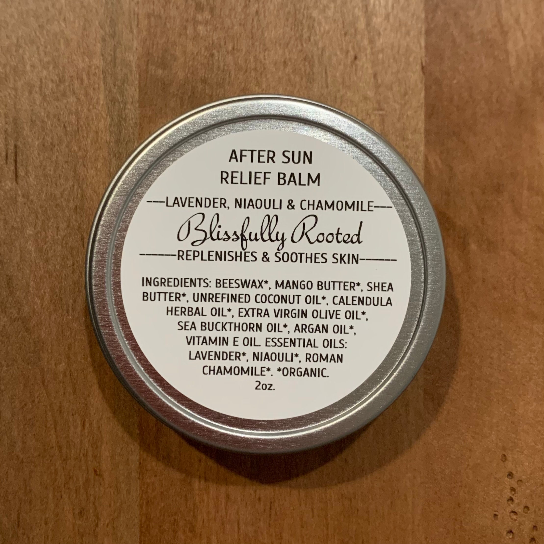 After Sun Balm Sunburn Relief Natural Skincare Lavender - Etsy