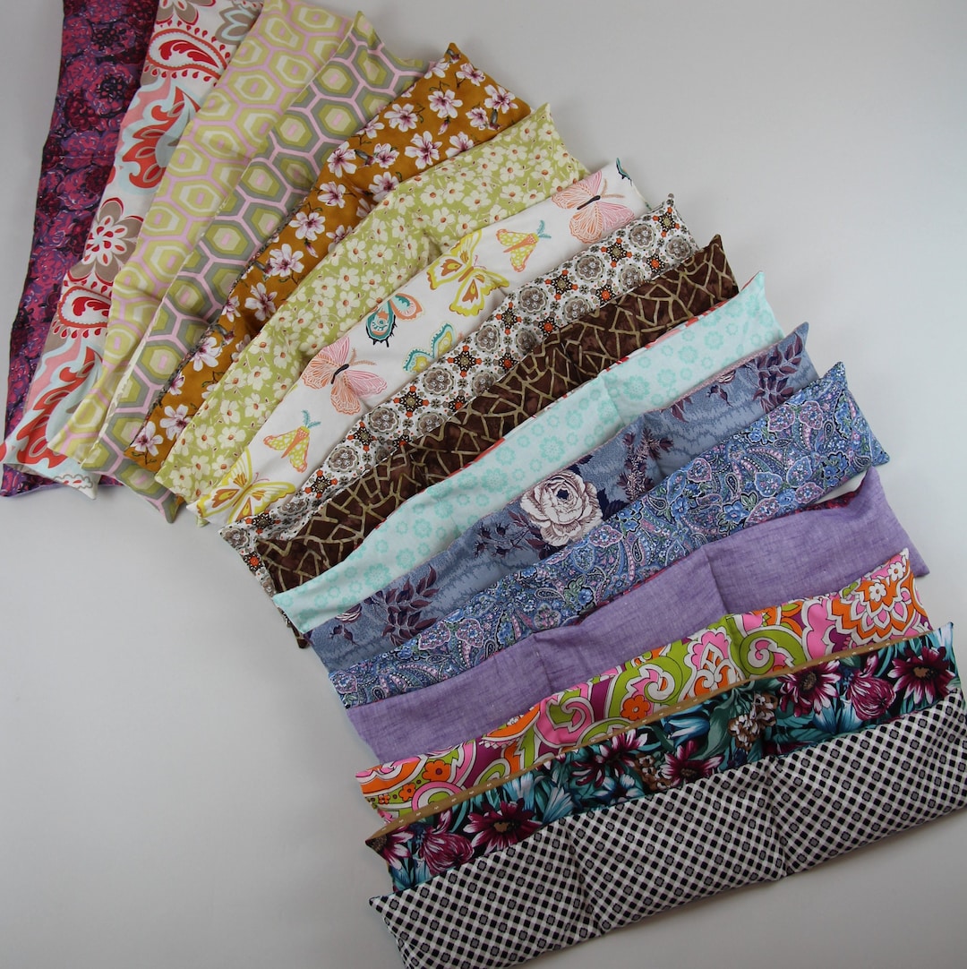 Flaxseed & Rice Weighted Neck Wrap: Aromatherapy Hot/cold Therapy - Etsy