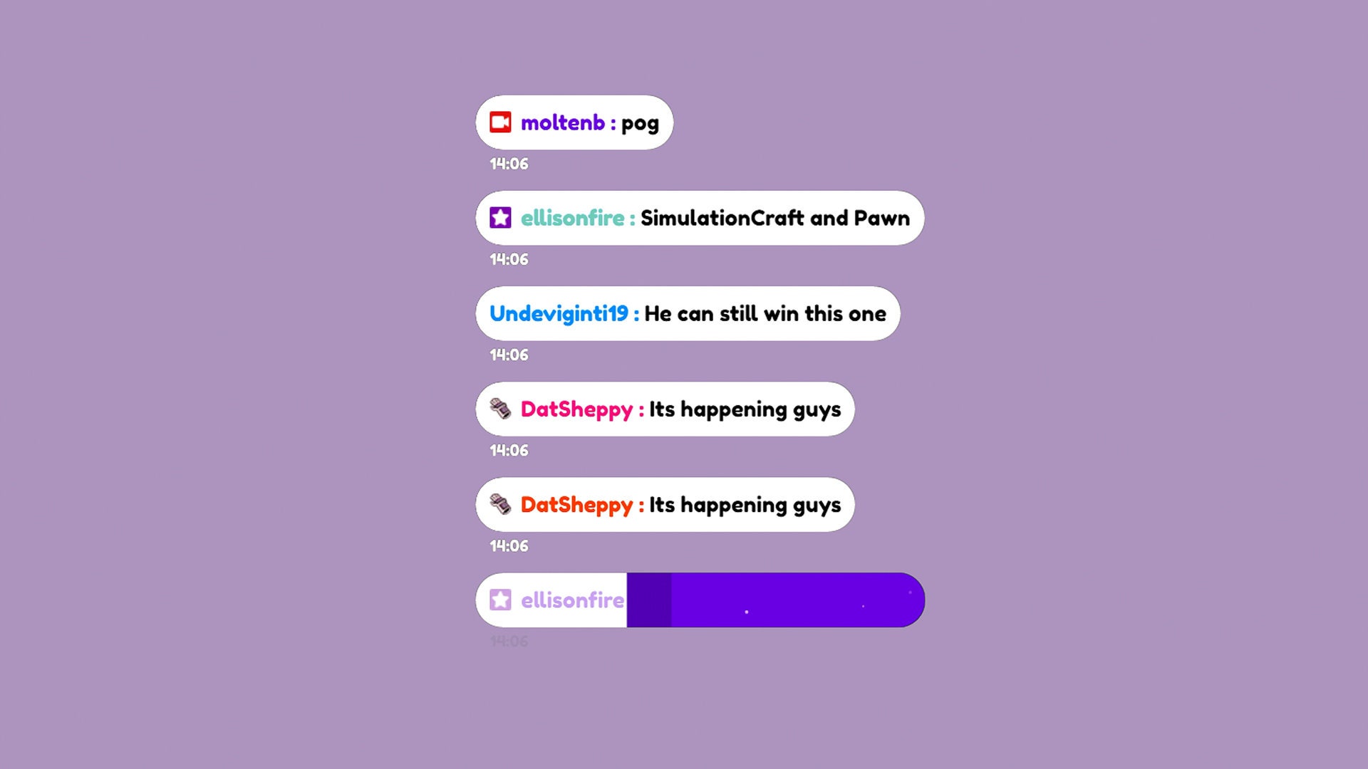 Twitch Chat Widget for Streamers Chat Widget Overlay for Twitch Cute ...