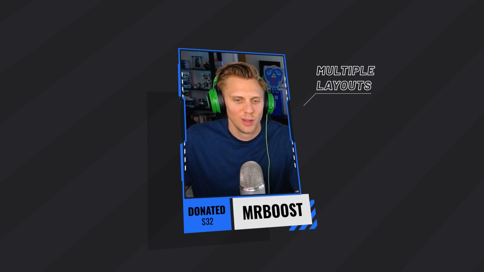 Animated Twitch Alert Event List Webcam Overlay - React Theme - Etsy