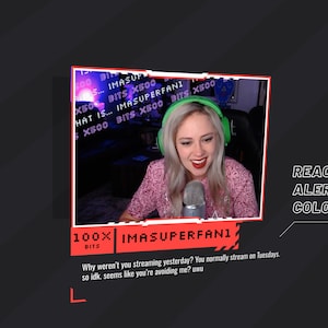 React Reactive Webcam Widget Twitch Events Youtube Events Facebook Events Compatible With ...