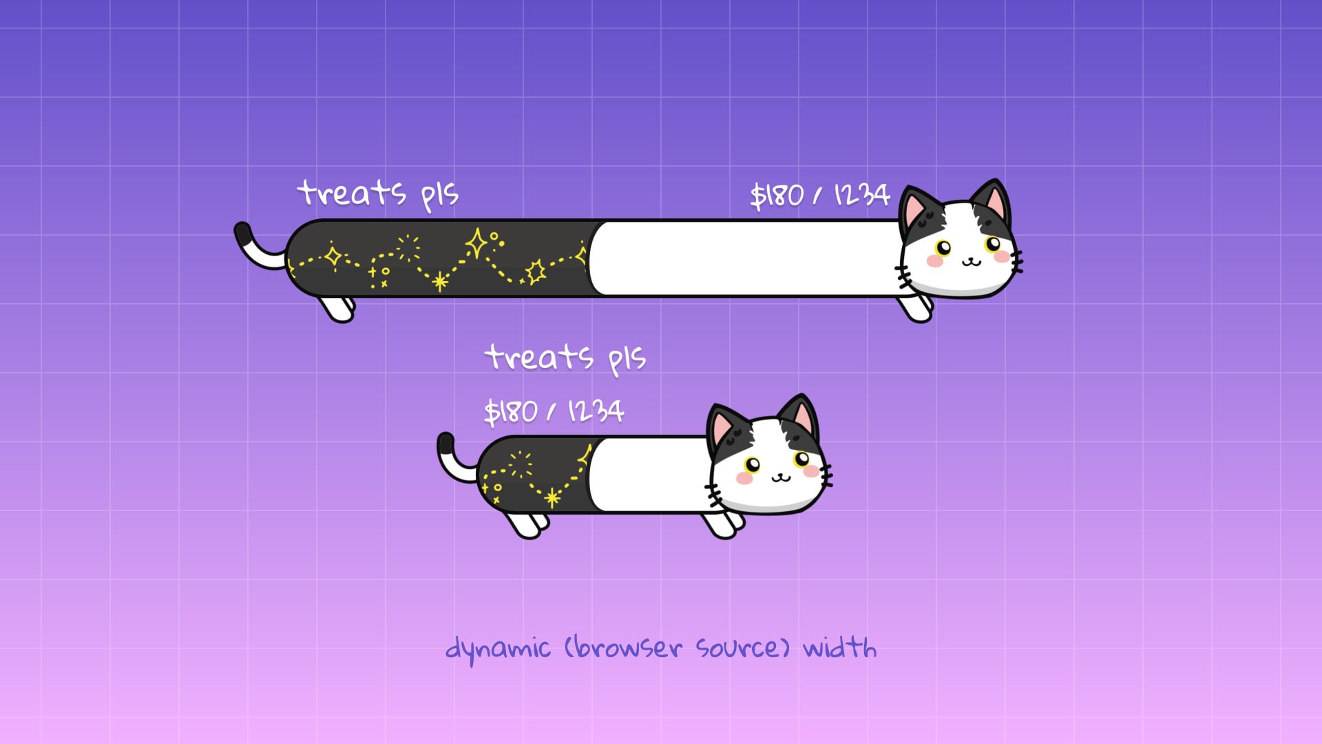 Twitch Goal Widget Cat Goal Widget Twitch Cat Goal Twitch Overlay With ...