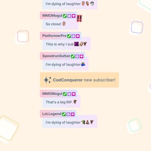 Twitch Chat Widget With Alerts - Flow Theme Chat Box Overlay - Etsy
