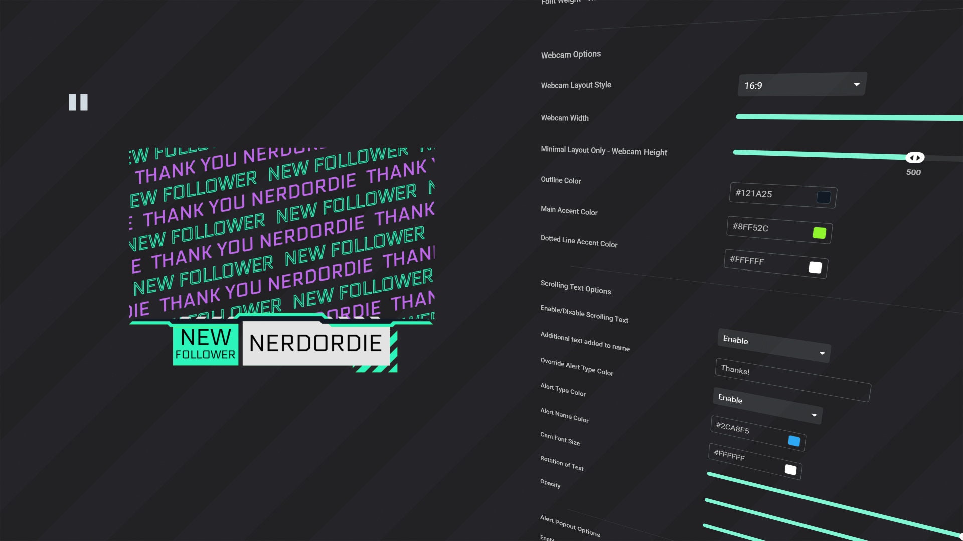 React Reactive Webcam Widget Twitch Events Youtube Events Facebook Events Compatible With ...