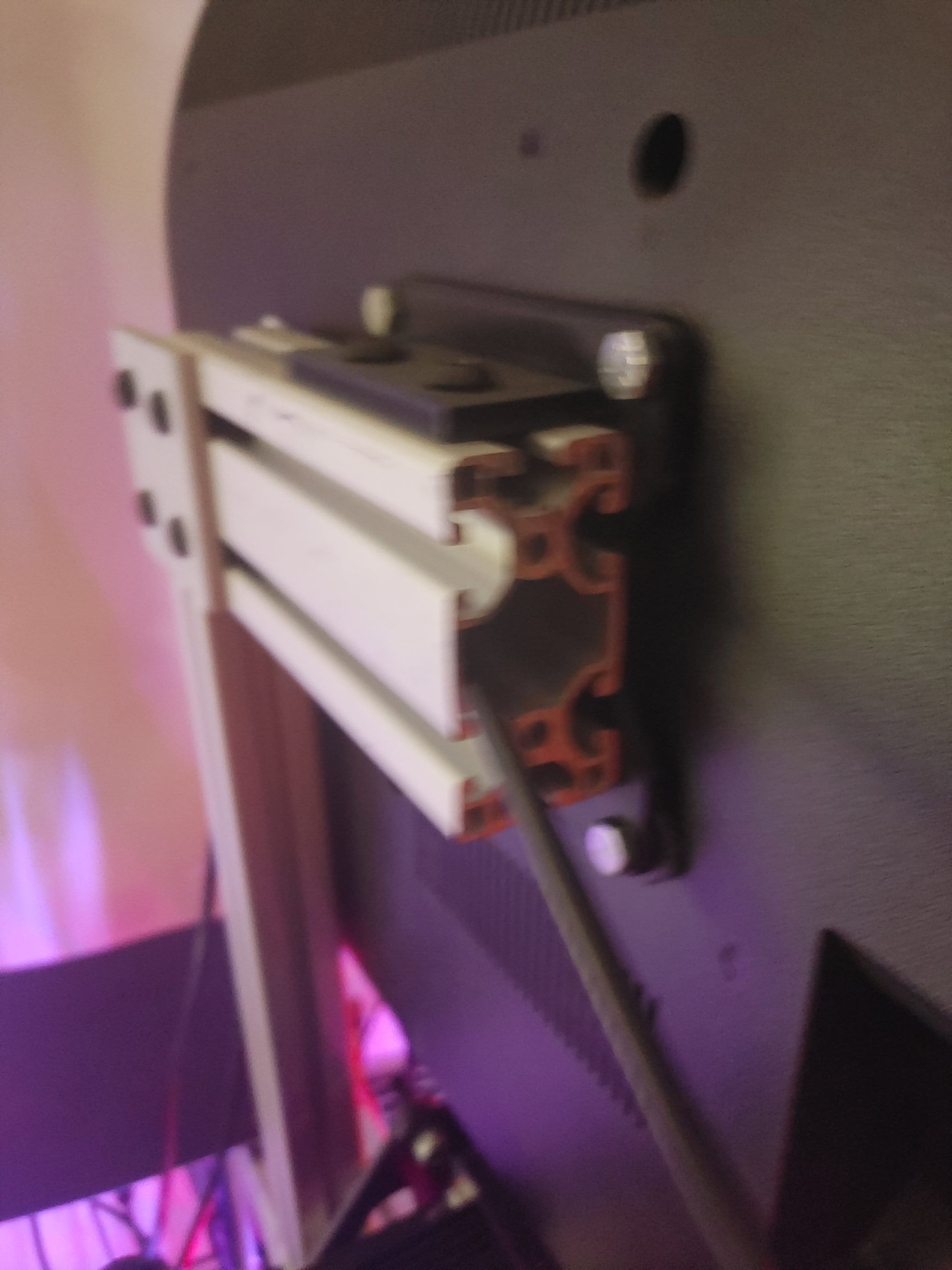 80/20 15/40 Series 100x100mm VESA Mount for TV to Racing/flight Sim Rig ...