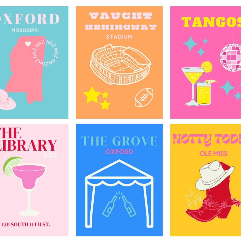 Ole Miss Preppy Prints - Etsy