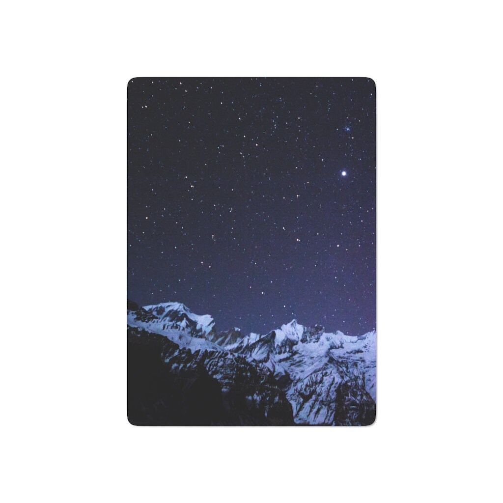 Starry Night Custom Playing Cards, Nature Playing Cards, Night Sky ...