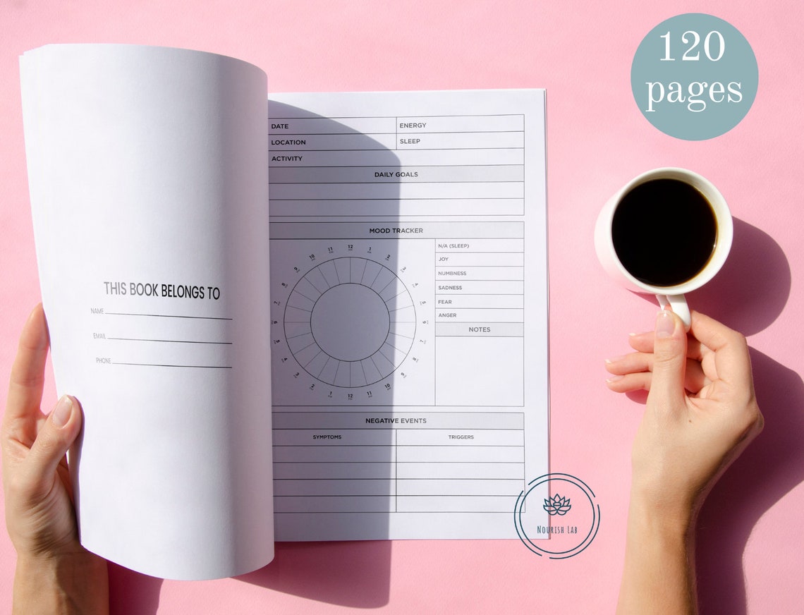 Anxiety Journal Printable Anxiety Workbook Anxiety - Etsy