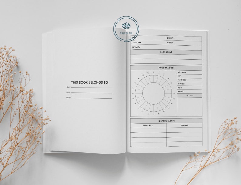 Anxiety Journal, Printable Anxiety Workbook, Anxiety Goodnotes, Anxiety ...