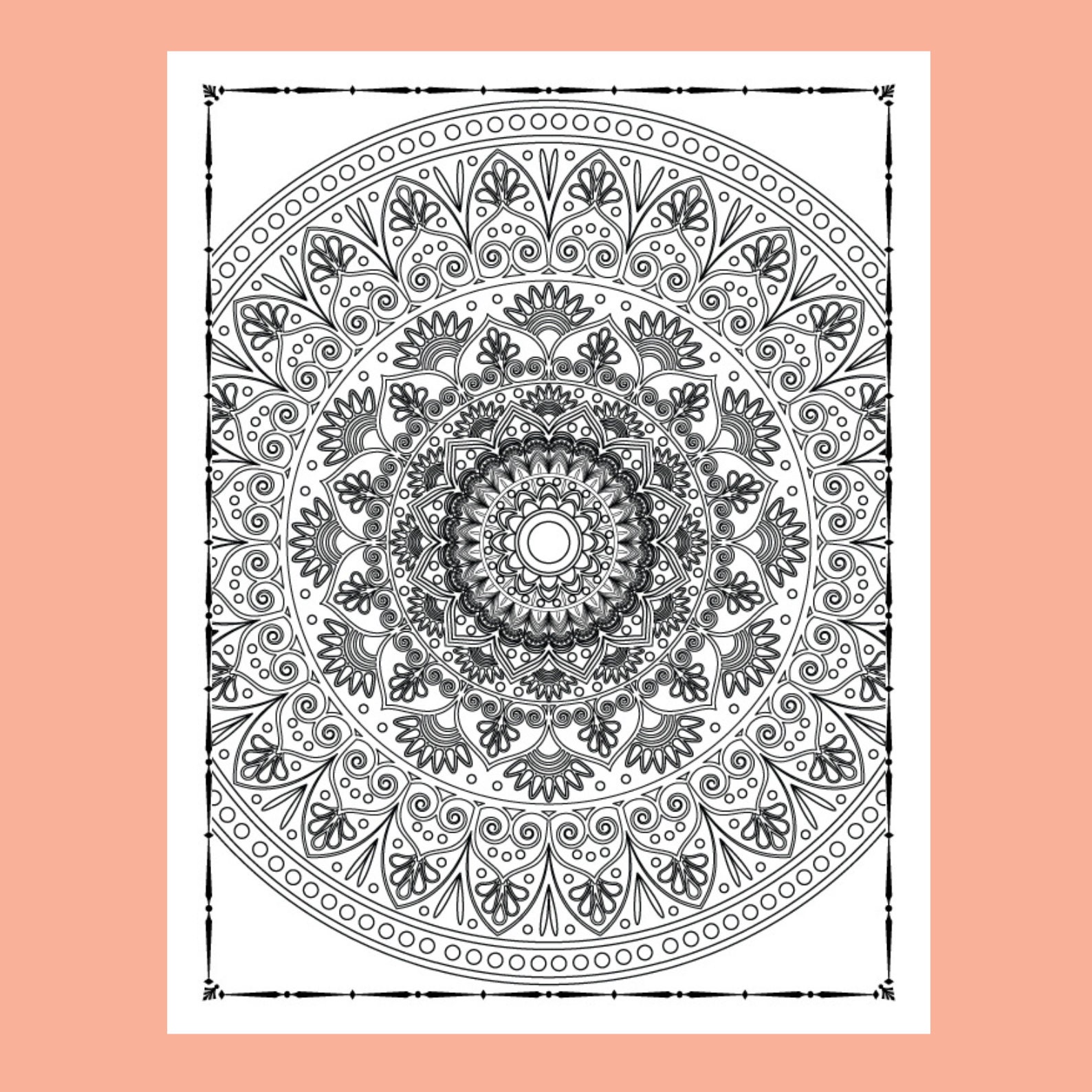 Anxiety Relief Coloring Pages. Anxiety Relief Printable Coloring Book ...