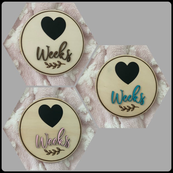 Pregnancy Weekly Signs - Etsy