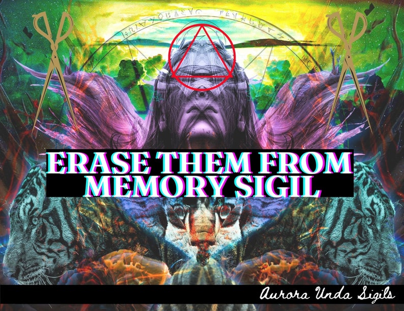 FORGET ABOUT THEM Erase Them From Memory Cord Cutting Sigil - Etsy