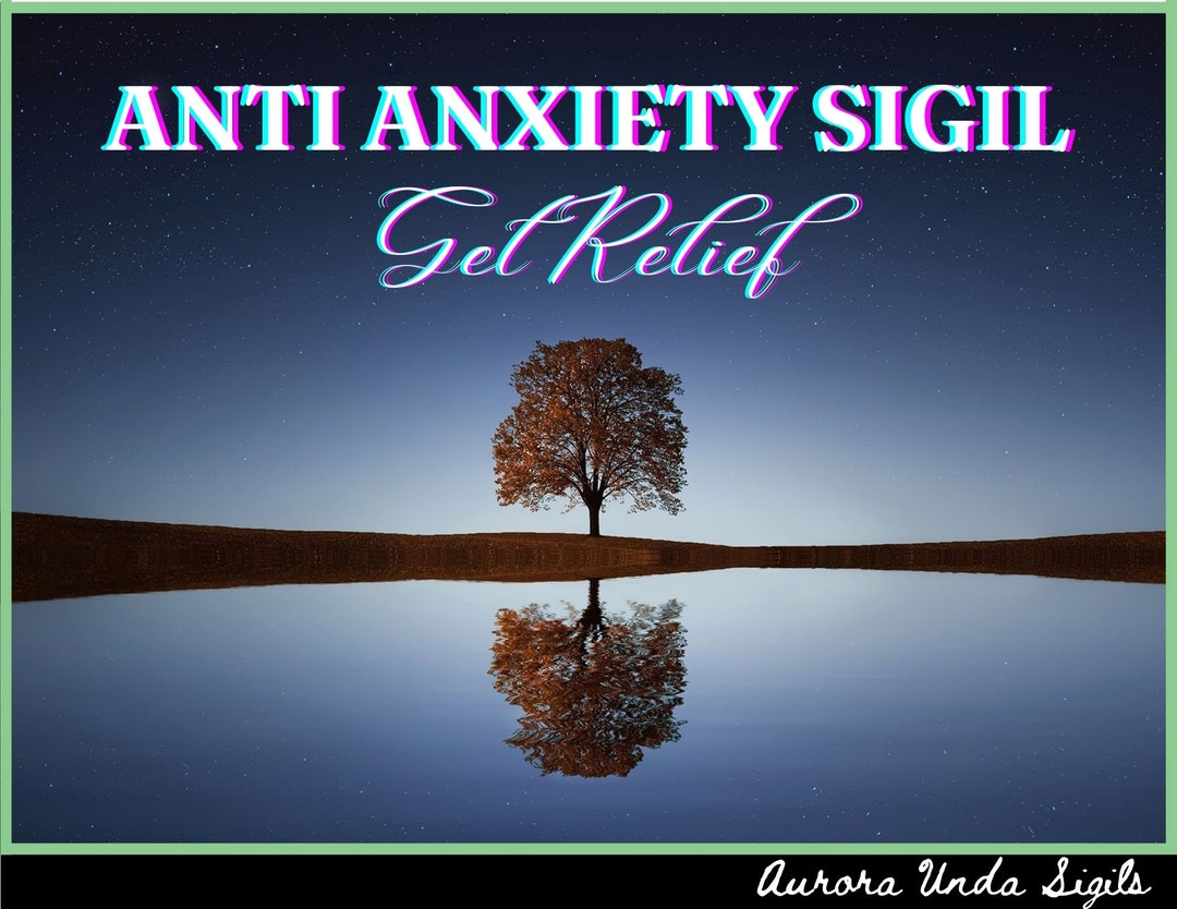 FREE YOURSELF From Anxiety Sigil Anxiety Relief DIY Sigil Magick Spell ...