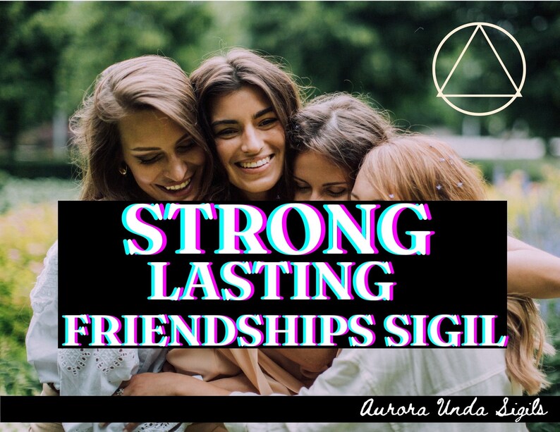 Friendship Sigil, Attract a Circle of Friends, Limitless Friendship ...
