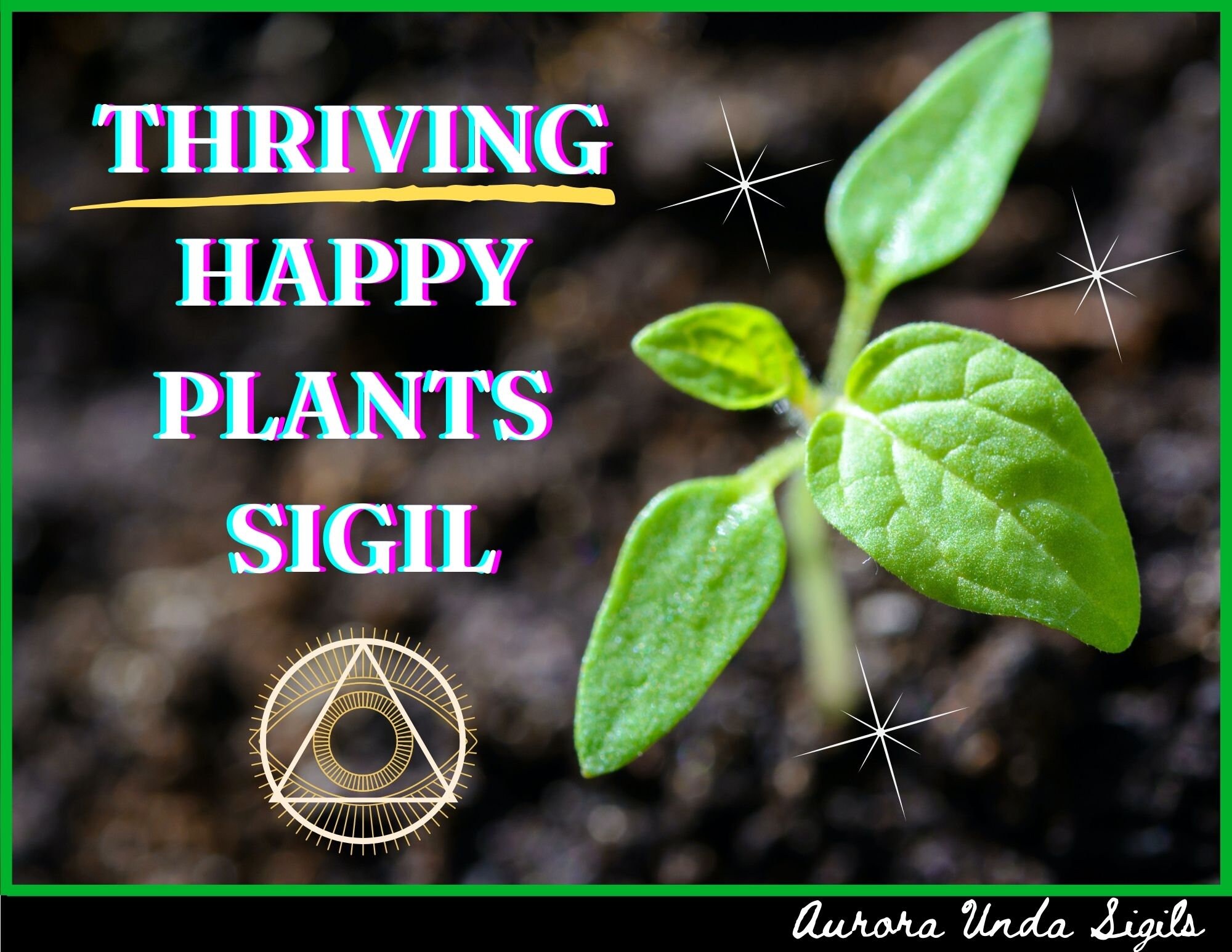 STRONG Beautiful Plants That Thrive Plant Sigil Magick - Etsy Ireland