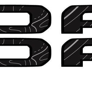 FITS 2019-2025 Jeep Moab Hood Letters Vinyl Graphics - PAIR - Etsy