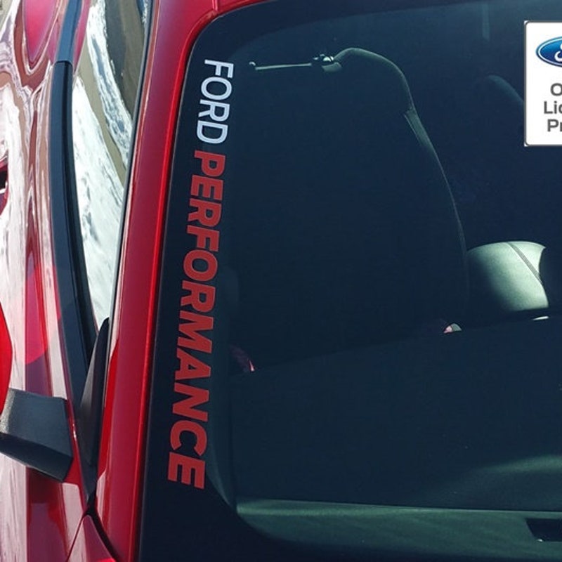 Ford Performance Windshield Decals - Etsy