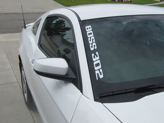 Ford Mustang Boss 302 Side Windshield Decal - Etsy